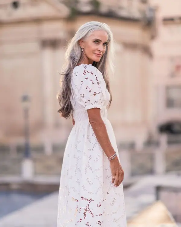 Loving Grey Hair. Interview With Caroline Labouchere - The Sandy Times
